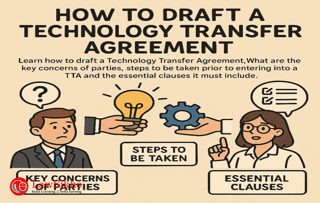 How to draft a technology transfer agreement - Lawsikho Blog